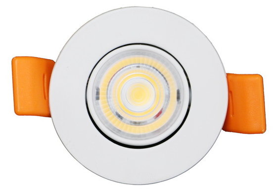White LED Downlight 3w Recessed Gimbal Light Fitting 24 Degree Cutting Size 45mm