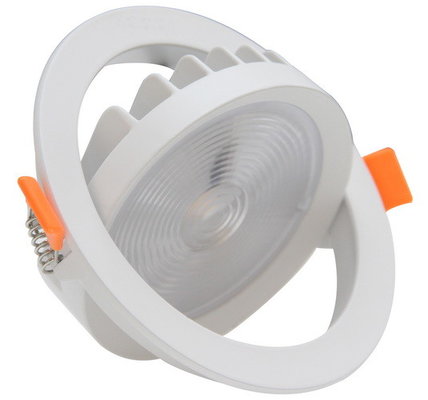 3000k Super Slim Recessed Ceiling Light with Adjustable Gimbal Led Downlight 6w Ac100-240v Input
