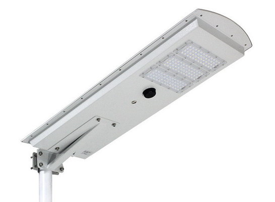 60w Outdoor All In One Solar LED Street Light CRI 80 For Transportation Lighting