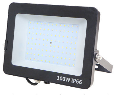 Waterproof Black Or Grey High Power Led Flood Light , 9000lm Led Flood Light Outdoor 100w