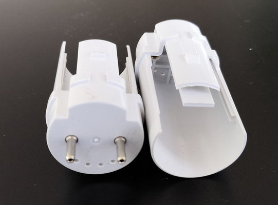 9w 100 Lm/W Commercial Lighting High Lumen LED Tube Light T8 600mm Plastic Housing EMC