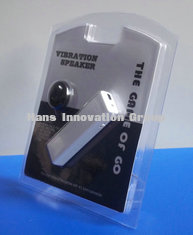 China vibration speaker with USB flashlight bank power supplier