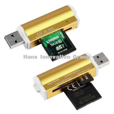 China Multifunction USB 2.0 All In One USB Smart Card Reader supplier