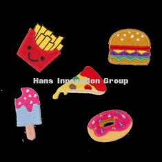 China 1&quot; Iron on embroidery patches for garments supplier