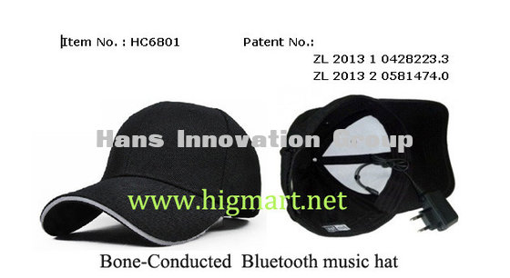 Bone Conduction bluetooth headphones Cap music hat supplier