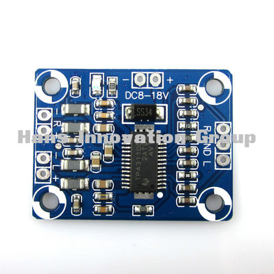 PAM8610 digital power amplifier board 2*15W two channel stereo power supplier