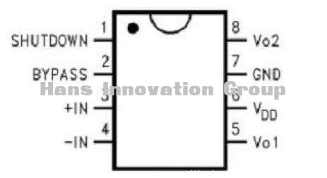 General IC audio power amplifier 8002 sop-3 3W supplier