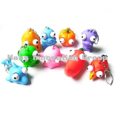 Novelty Animal Vent Extrusion Keychain Toy, Anti Stress Toy supplier