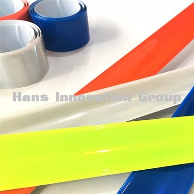 Low Cost Sports Reflective Slap Bracelets supplier