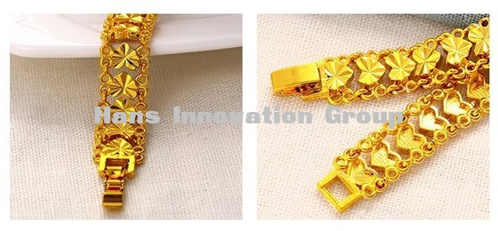 costume jewels cheap dubai heart shape gold bracelet for women supplier