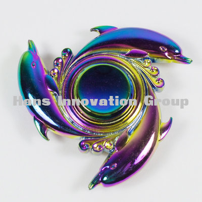 Metal electroplate fidget spinner toys supplier