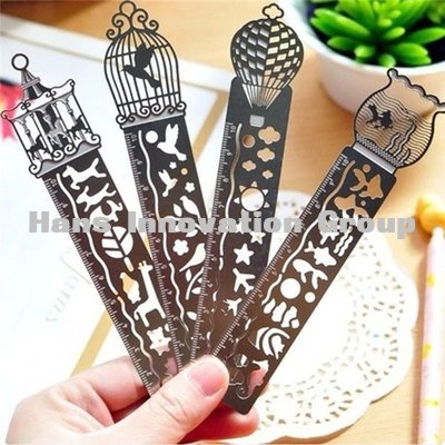 straight metal measuring rulers wholesaler custom metal craft book mark rulers supplier