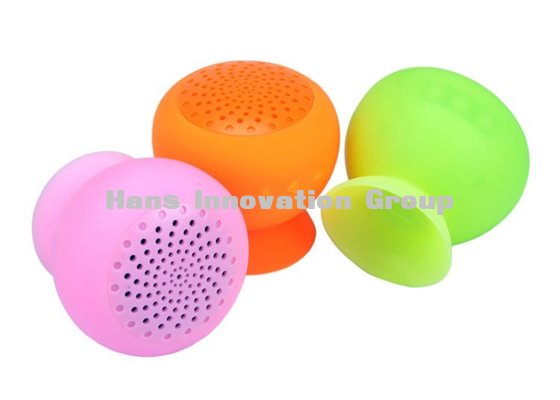 Silicon Mushroom Portable Mini Speaker, Bathroom Portable Bluetooth Speaker supplier