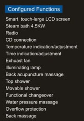 RZ-AT-0212 STEAM ROOM