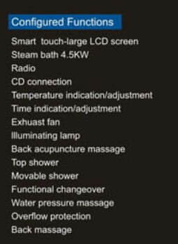 RZ-AT-GT0907 STEAM ROOM