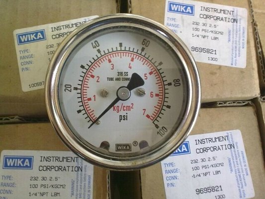 Wika Pressure transmitter gauge temperature measure