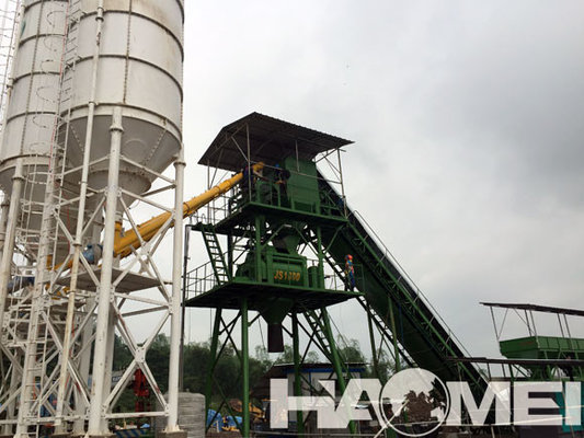 CE certification! Best Quality Low Price Maintenance Of HZS120 central mix concrete plant