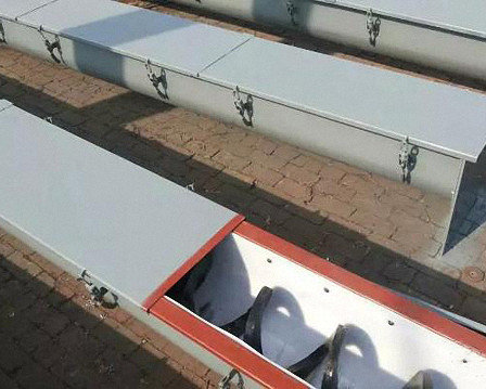 Chemical Industry Screw Conveyor Machine / Shaft-less Screw Conveyor