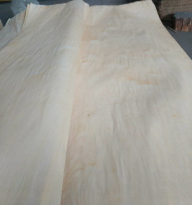 B - E Grade Natural Wood Veneer 0.2 - 0.5mm Thickness White Birch Veneer