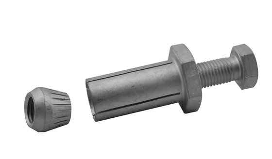 M20 Carbon steel  Zinc plated Hot dip Galanised Expansion Steel Construction Fastener Fix Bolt supplier