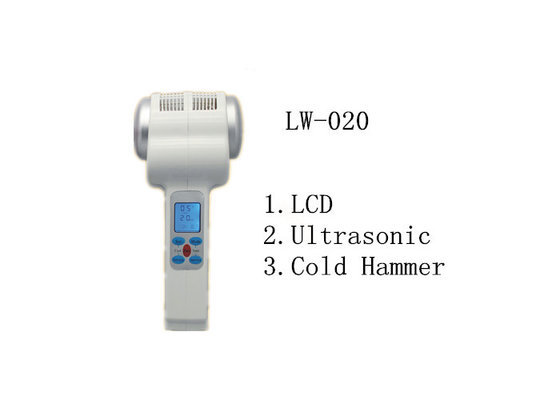 Ultrasonic Mini Facial Toning Device , Shrink Pores Cold Therapy Treatment Machines