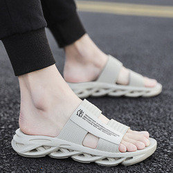 Soft Men Slippers Printing Slide Flat Non Slip  Lightweight Men Slippers
