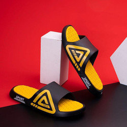 Outdoor Beach Men Cozy Slippers  Flat Soft Sole Non Slip Summer