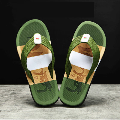 Soft Sole Men Cozy Slippers Outdoor Non Slip With Eva Rubber Breathable