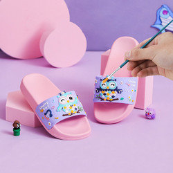 Cheerful Painting Children Slipper Shoes Summer Cozy  Non Slip