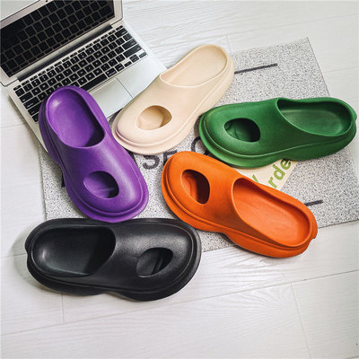 High quality summer sandals unisex couple indoor and outdoor Men solid color slides slippers designer sandals women famous brand