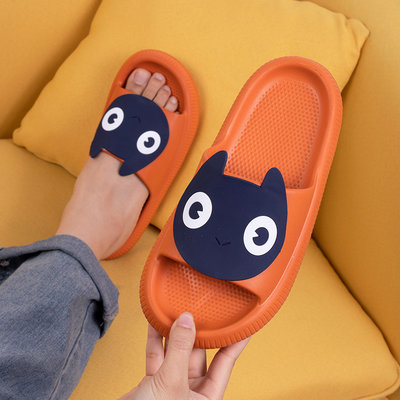 New design high quality Summer sandals Women soft Shock Absorption home Indoor Slide cute cartoon Slippers in stock