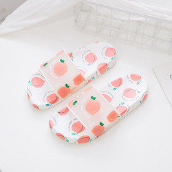2022 New summer fashion PVC Material non-slip home sandals women cute Fruit Bathroom slide Slippers wholesale