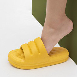 Wholesale fashion Slides Men Thick Sole non-slip Soft Indoor home Slippers in stock Sofa eva sandals women