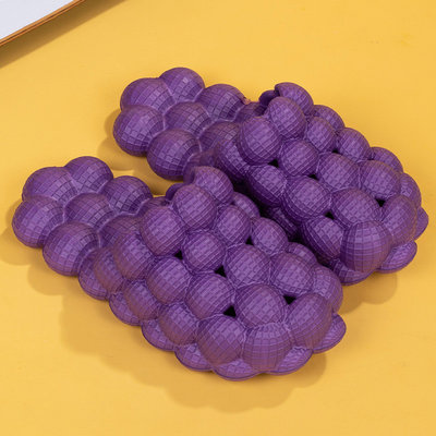2022 Fashion solid color Summer Home Massage bottom Women indoor Shoes non-slip Slippers Slides for men