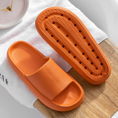 Women slide slippers anti-slip quick drying super soft thick sole Men sandals couple home indoor shoes in stock