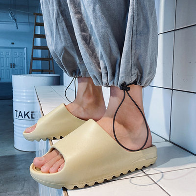 Fashion trendy Beach Bubble SIndoor non-slip Custom Ladies Home Men Slides Slippers eva sandals women