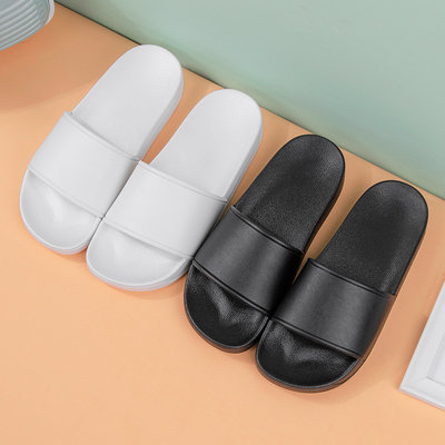 New design Blank Custom Logo Slippers solid color Sandals Ladies summer home indoor shoes for men wholesale