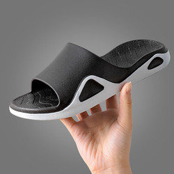 Wholesale summer women home indoor casual shoes bathroom non-slip sandals couple simple style flat slippers for men