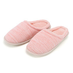 Women Winter house Indoor Slippers soft Plush Single jersey Slippers Non-slip Floor Shoes ladies Bedroom Home Slippers