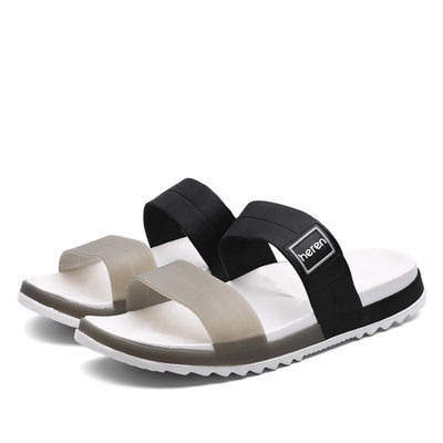 Beach shoes 2022 summer new male non-slip flat sandals Men waterproof outdoor soft sole slippers light