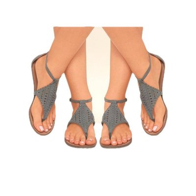 Slippers wholesale lady flip flops 2022 new summer non-slip flat sandals woven upper light women shoes