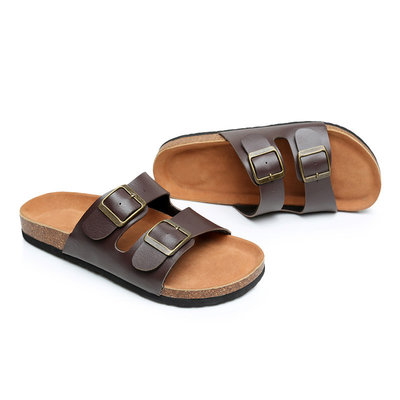 Unisex Casual Footwear  Beach Buckle Men Summer Soft Flat  Casual Footwear