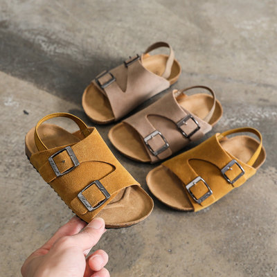 Children sandals new girls summer fashion trend soft sole non-slip kids slippers beach casual shoes wholesale baby boy shoes