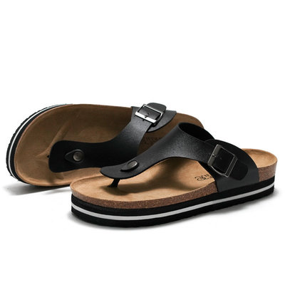 Thick Bottom Stylish Ladies Sandals Soft Sole Non Slip Casual  Solid Color