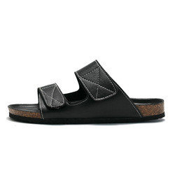 Wholesale Comfort Cork non-slip Outdoor shoes Adjustable magic sticker summer Sandals women slides new flip-flops slippers