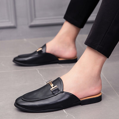 Flat Casual Men Casual Footwear British Style Leather  Formal