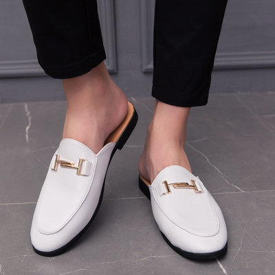 Flat Casual Men Casual Footwear British Style Leather  Formal