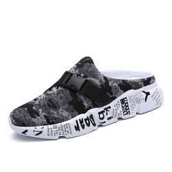 Summer Men Casual Shoes Closed Toe Flat Sandals Non Slip Breathable