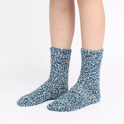 Wholesale Women non-slip slipper Sock custom mixed color house indoor floor sock ladies medium length Fleece Socks