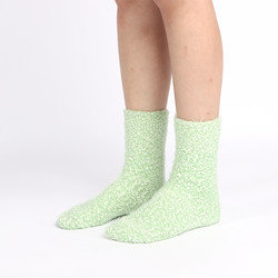 Wholesale Women non-slip slipper Sock custom mixed color house indoor floor sock ladies medium length Fleece Socks